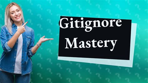 How Do I Add A Gitignore YouTube