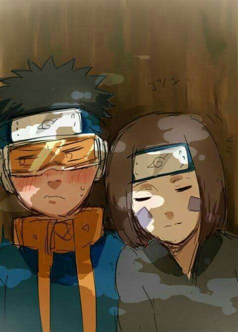Anime Naruto Shippuden Obito And Rin Fanart Naruto Shippuden