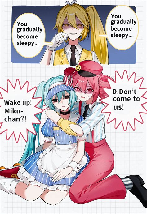 Hatsune Miku Kasane Teto And Akita Neru Vocaloid And 3 More Drawn