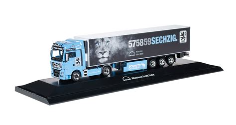 Herpa MAN TGX XXL Euro6 Kühlkoffer Sattelzug 1860 München PC 923446