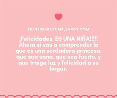 Arriba 95 Foto Frases Para Baby Shower Niña Cortas Actualizar