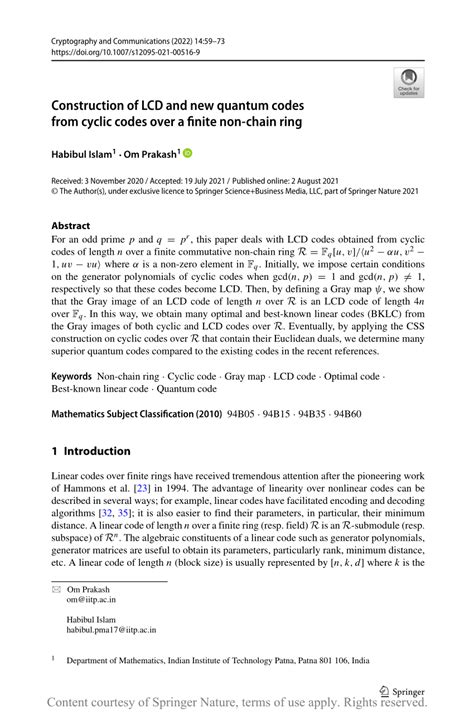 construction of lcd and new quantum codes from cyclic codes over a finite non chain ring