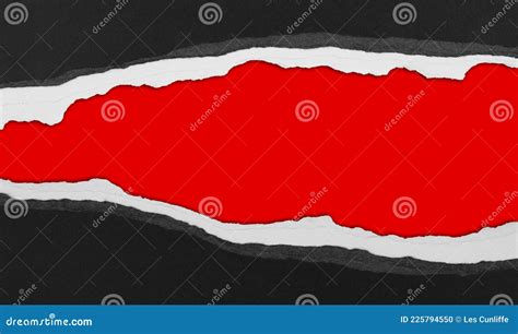 Papel Rasgado Em Vermelho Foto De Stock Imagem De Papel 225794550
