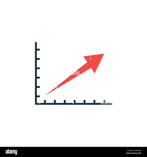 Diagrama De Vectores De Crecimiento Con Flecha Roja Hacia Arriba