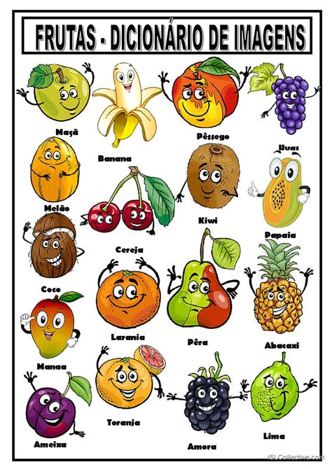 FRUTAS Português PLE apostilas pdf doc