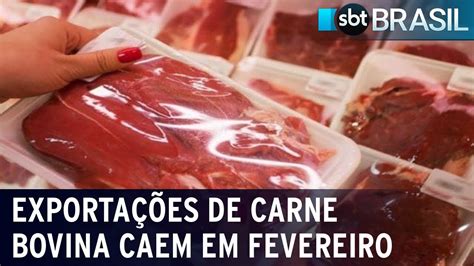 Exportações de carne bovina caem 29 em fevereiro diz Abrafrigo SBT