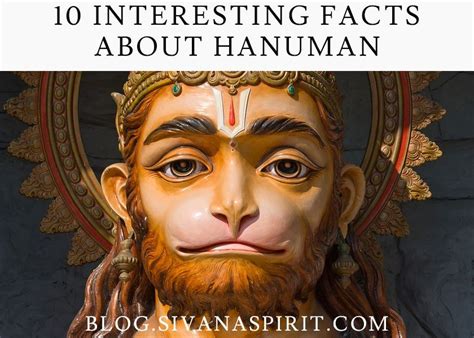 Interesting Facts About Hanuman Artofit
