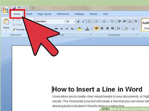 3 Ways To Insert A Line In Word WikiHow