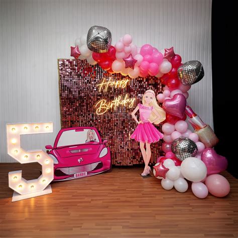 Host A Barbie Theme Birthday Party With Our Shimmer Sequin Decorations