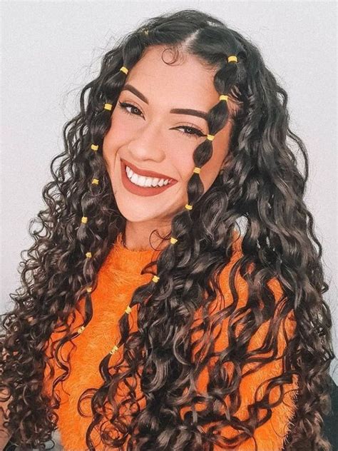 Penteados Para Cabelo Cacheado Liguinha