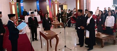Pj Bupati Lantik Pj Sekda Murung Raya