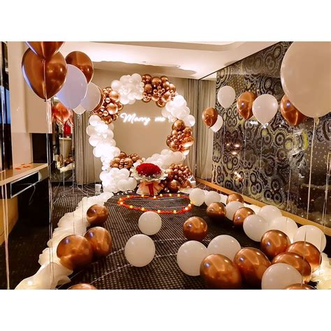 Classy Proposal Decor Wp Airjoy Balloons