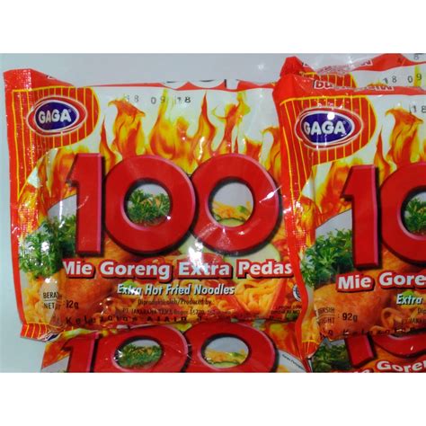 Jual GAGA MIE 100 MI GORENG EXTRA PEDAS MAKANAN PEDAS MIE INSTAN JADUL