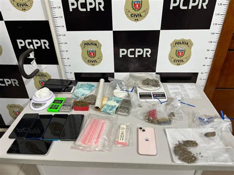 PCPR e PMPR prendem três homens e apreendem drogas em operação contra