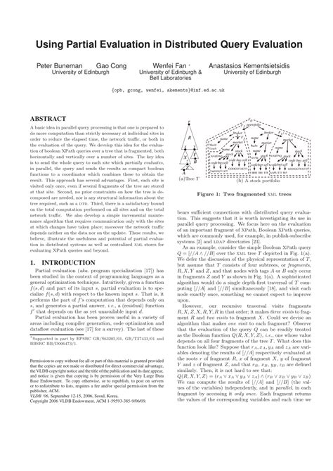 pdf using partial evaluation in distributed query evaluation