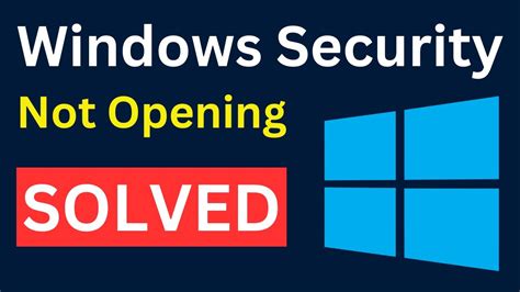 how to fix windows security not opening in windows 11 10 fix windows security not working