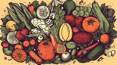 Régime à Base De Plantes Nourriture Végétalienne Repas De Salade De