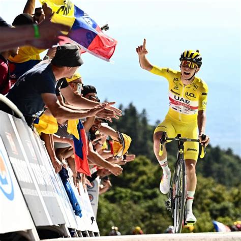 Tour de France Tadej Pogacar UAE Emirates s impose à la Planche des