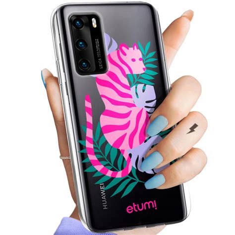 ETUI DO HUAWEI P40 WZORY LATO NA WAKACJE DŻUNGLA OBUDOWA POKROWIEC CASE