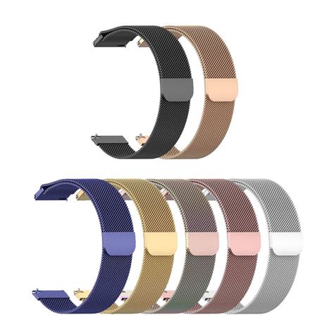 Pulseira Metal Milanese Fecho magnético 20mm P68 P80 P70 P8 Amazfit BIP