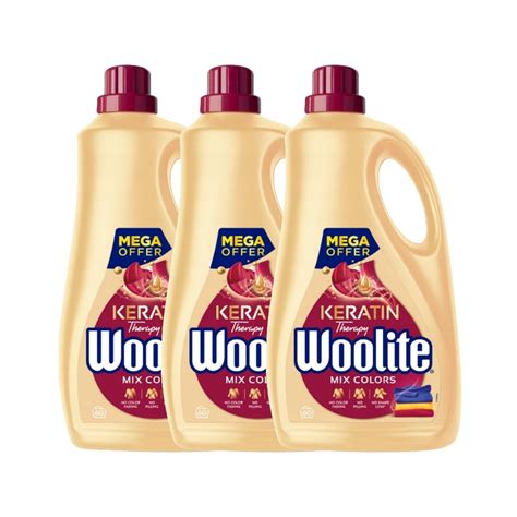 Woolite Zestaw Płyn Do Prania Color 3X 3 6L Woolite Sklep EMPIK