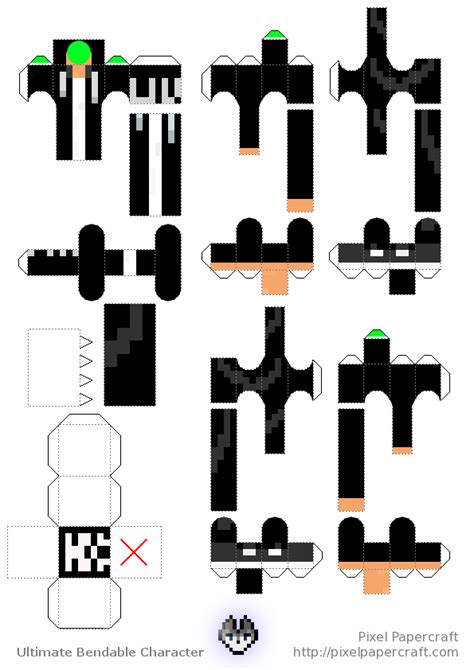 Papercraft Minecraft Papercraft Bendable Skins Images And Photos Finder
