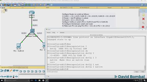 Cisco Ccna Packet Tracer Ultimate Labs Router On Stick Lab Answers