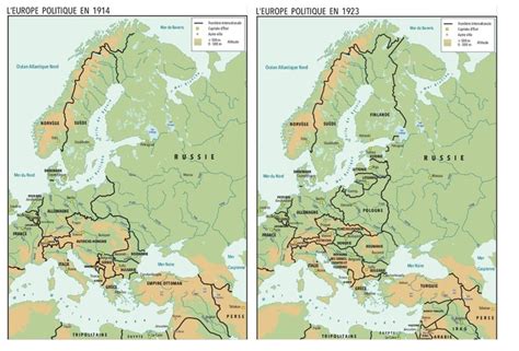 Carte Europe La Carte De Leurope En 1914