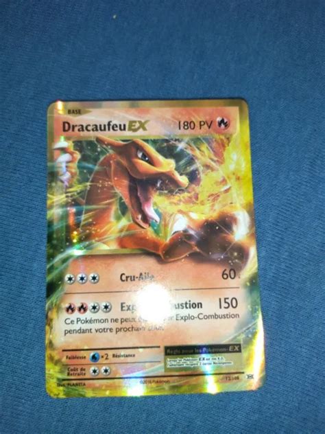 CARTE POKÉMON Dracaufeu EX 12 108 XY Evolution Française EUR 7 50