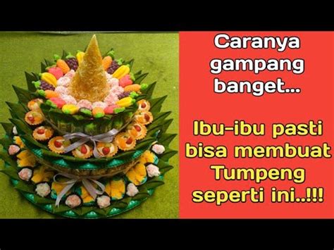 Cara Membuat Kerangka Tumpeng Kue Basah Youtube