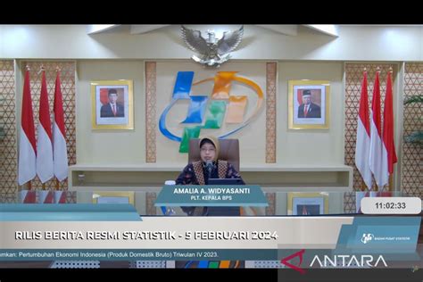 BPS Ekonomi RI Tumbuh 5 04 Persen Pada Triwulan IV 2023 ANTARA News