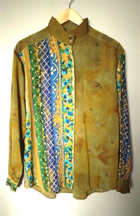 Vintage 90 S Print Button Up Shirt Women S 90 S Etsy UK Print