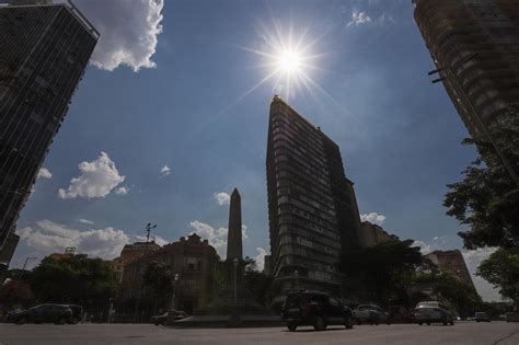 clima de deserto BH pode ter o dia mais quente da história neste