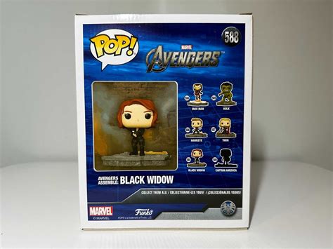 Funko Pop Deluxe Marvel Avengers Assemble Series Black Widow 1 000