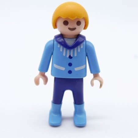 Playmobil Enfant Garçon Bleu 3818 4070 6323