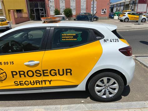 Rotulación mediante vinilo de corte para Prosegur Rótulos Sevilla