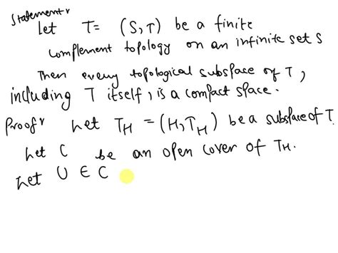 solved show that every subspace of r under the finite complement topology is compact 5 show