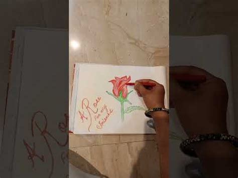 Beautiful Rose Painting Easy Drawing Of Rose Beautiful Creation