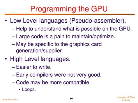 ppt computer graphics 3 lecture 4 gpu programming powerpoint presentation id 4746135