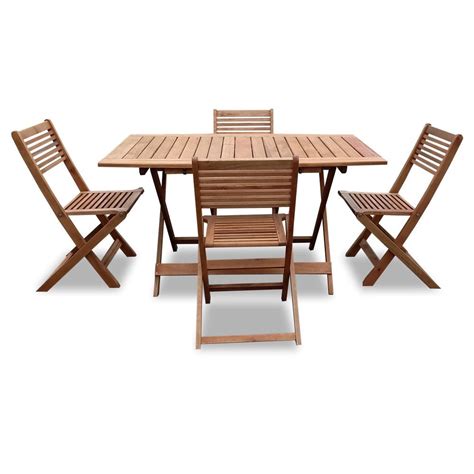Mesa Plegable 1 40x0 80 4 Sillas Plegables