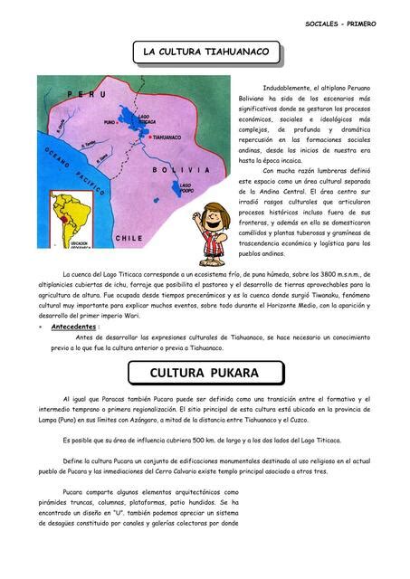La Cultura Tiahuanaco Xd Udocz