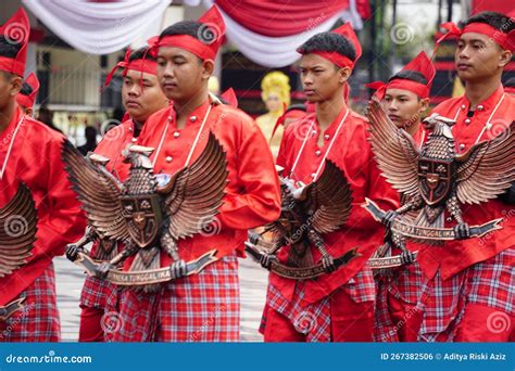 Indonesian Bring National Symbol Garuda Pancasila Editorial Photo