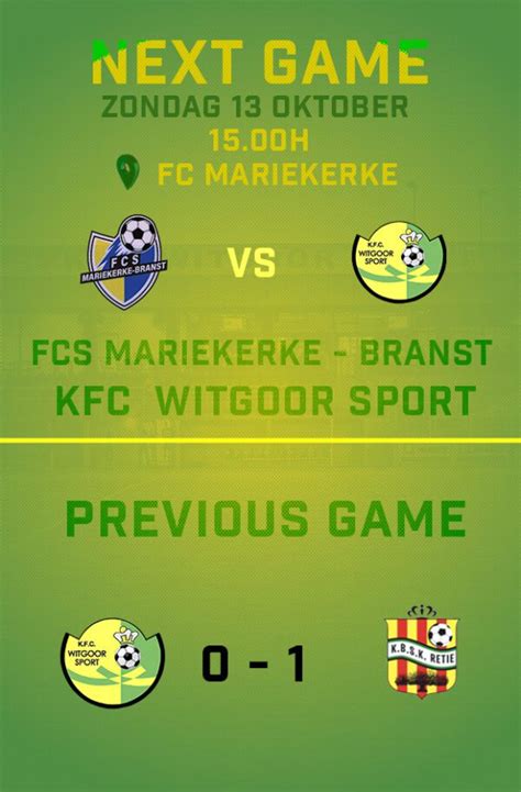 K F C Witgoor Sport Offici Le Website Van K F C Witgoor Sport