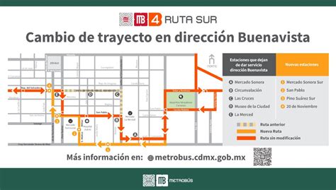 Metrobús CDMX on Twitter A partir del 28 de noviembre modificamos un