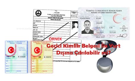 Ge Ici Kimlik Belgesi Le Yurt D Na K Labilir Mi Y K Sinav S Stem