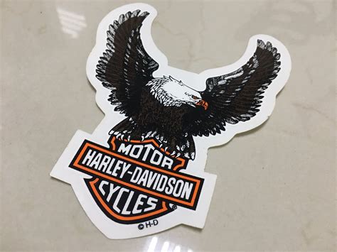 Adesivo Original Harley Davidson Eagle Logo Bar Shield Ext