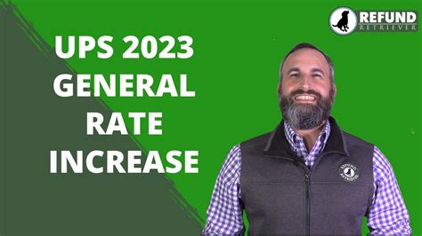 Ups General Rate Increase Shipping Charges Youtube