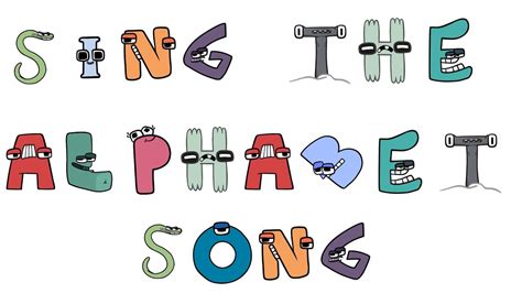 Sing The Alphabet Song With Alphabet Lore Characters Youtube