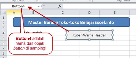 Jago Excel VBA Excel Mengenal Object Property Dan Event