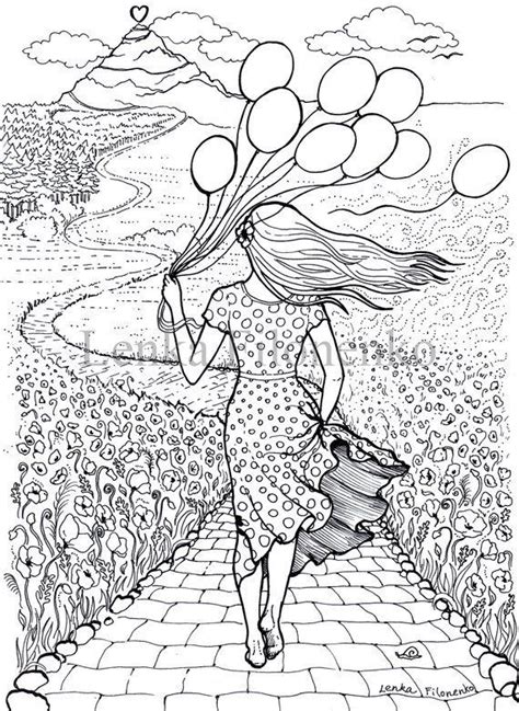 Pin By Ellarubykoorn On Fashion Art Coloring Book Art Detailed
